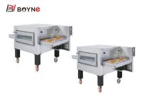 China Stainless Steel Gas Conveyor Belt Pizza Oven 220V 50-300°C Table Top High Thermal Efficiency for sale