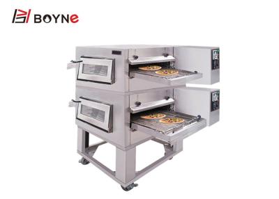 China Commercial Conveyor Pizza Oven 30kw 220V High Efficiency LCD Display Stainless Steel for sale