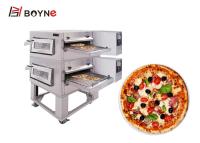 China Commercial Conveyor Pizza Oven 30kw 220V High Efficiency LCD Display Stainless Steel for sale