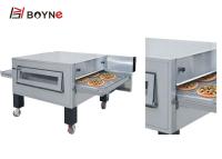 China Electric Conveyor Pizza Oven 23kW 380V Single Table Top 120-180 Pcs Per Hour Hot Air for sale