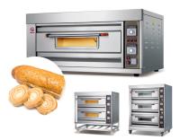 China 1 Deck Two Tray 6.6kw Industrial Baking Oven Easy To Clean for sale