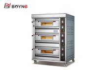 China 3 Deck 6 Trays Gas Oven Commercial Bakery Equipment 220V 400°C for sale