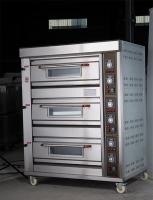 China 3 Deck 6 Trays Gas Oven Commercial Bakery Equipment 220V 400°C for sale