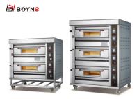 China Four Plates 2 Deck 4 Trays Gas Oven For Bakery Bread Shop for sale