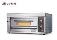 China Standard 210w Two Trays One Deck Oven For Pizza Bakery for sale