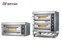 China Standard 210w Two Trays One Deck Oven For Pizza Bakery for sale