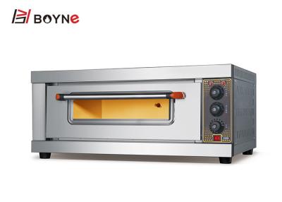 China Industrial Electric 1 Deck 1 Tray Baking Oven 3.2kW 220V Stainless Steel Glass Door for sale