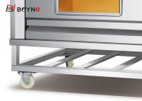 China Electric Double Deck Four Trays Industrial Baking Oven for sale