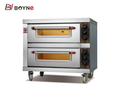 China Electric Two Deck 880×580×780mm Industrial Baking Oven for sale