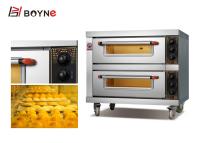 China Electric Two Deck 880×580×780mm Industrial Baking Oven for sale