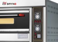 China Infrared Radiation Heating Electric Baking Oven 3 Deck 6 Trays for sale