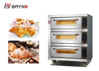 China Three Deck Three Trays 12kw Industrial Baking Oven for bakery shop or kitchen for sale