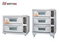China Layered Temperature Controlded Electric Deck Oven 1 Deck 2 Deck 3 Deck Bakery oven for sale