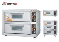 China Layered Temperature Controlded Electric Deck Oven 1 Deck 2 Deck 3 Deck Bakery oven for sale