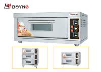 China Commercial Stainless Steel Single Deck One Tray Bakery Oven 4.8kW 220V for sale