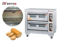 China Three Deck Nine Trays Gas Deck Oven Independent Temperature Control for sale