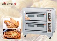 China Three Deck Nine Trays Gas Deck Oven Independent Temperature Control for sale