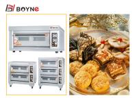 China Three Deck Nine Trays Gas Deck Oven Independent Temperature Control for sale