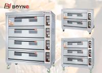 China Pizza Oven With Stone Gas Deck Oven Double Layer Bakery Kitchen Equipments for sale