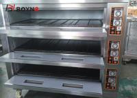 China Pizza Oven With Stone Gas Deck Oven Double Layer Bakery Kitchen Equipments for sale