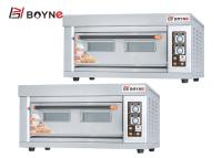 China 1 Deck 2 Tray 6.6kw Commercial Bakery Deck Oven for bakery for sale