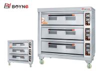 China Gas Layer Oven 2 Deck 2 Tray 300°C Thermal Conductivity Baking Equipment for Bakery for sale