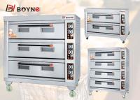 China Big Capacity Electric Stainless Steel Four Deck Twelve Trays Bakery Deck Oven for sale