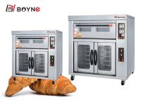China Baking And Fermentation Conjoined Electric Oven Deck Oven With Proffer For Bread Shop for sale