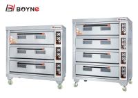 China Big Capacity Electric Stainless Steel Four Deck Twelve Trays Bakery Deck Oven for sale