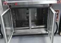 China Bakery Professional Double Deck Four Trays Electric Oven With Proffer Commercial Kitchen for sale