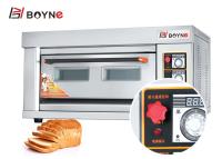 China Commercial Gas Deck Oven 1 Deck 2 Trays 1340x900x660mm Stainless Steel Bakery Oven for sale