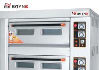 China Commercial Gas Deck Oven 1 Deck 2 Trays 1340x900x660mm Stainless Steel Bakery Oven for sale