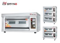 China Double Deck Four Trays Gas Oven 220V 400°C Commercial Bakery Kitchen for sale