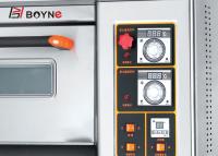 China Double Deck Four Trays Gas Oven 220V 400°C Commercial Bakery Kitchen for sale