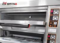 China Double Deck Four Trays Gas Oven 220V 400°C Commercial Bakery Kitchen for sale