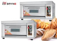 China Stainless Steel Commercial One Tray Gas Oven 600x400mm 20-400°C for Bakery for sale