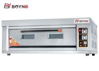 China Commercial Gas Oven One Deck Three Trays 600x400mm Baking Oven 20-400C Stainless Steel for sale