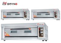 China Commercial Gas Oven One Deck Three Trays 600x400mm Baking Oven 20-400C Stainless Steel for sale