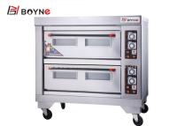 China Stainless Steel Deck Oven 220v Two Deck Two Tray for Restaurant for sale