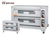 China Stainless Steel Deck Oven 220v Two Deck Two Tray for Restaurant for sale
