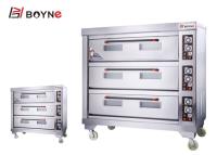 China Commercial Bakery Deck Oven Three Deck Six Tray for Hotel Use for sale