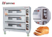 China Commercial Bakery Deck Oven Three Deck Six Tray for Hotel Use for sale