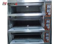 China Commercial Bakery Deck Oven Three Deck Six Tray for Hotel Use for sale