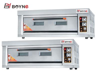 China Commercial Gas Bake Oven 3 Tray 400°C One Deck Hotel Kitchen Bakery Pizzeria for sale