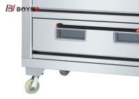 China Stainless Steel Deck Oven Four Deck Twelve Tray Large Capacity for sale