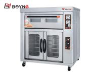 China One Deck Two Tray Electric Deck Oven 9.4kW 220V with Twelve Tray Proofer for Bakery for sale