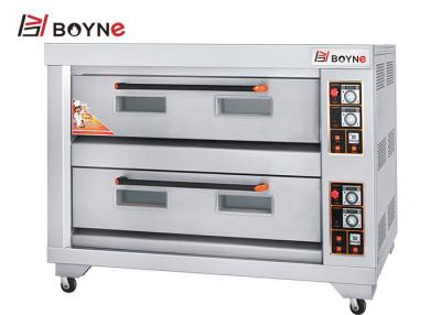 China Kitchen Double Layer Six Trays Gas Baking Oven Stainless Steel for sale