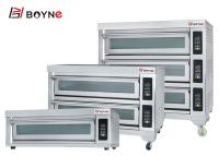 China Microcomputer Controlled Electric Oven One Layer Three Trays baking bread cake and french bread for sale