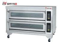 China Double Layer Six Trays 380V Electric Oven Stainless Steel Commercial Restaurant Baking 16.8kW for sale