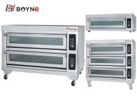 China Double Layer Six Trays 380V Electric Oven Stainless Steel Commercial Restaurant Baking 16.8kW for sale